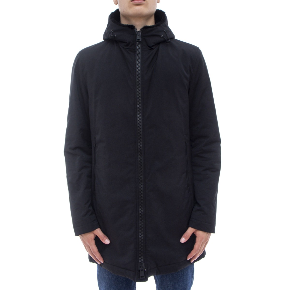 Down jacket Herno - PA0072U 12343 Trence Ec O Fur Made Italy ...