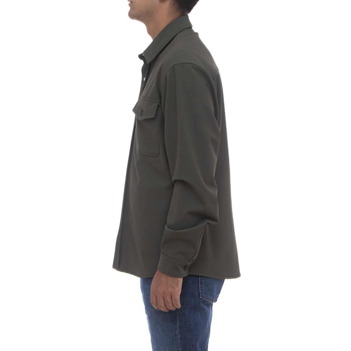 Men's Cruna Jacket - Oasaka 1630 Technical Overshirt | Bertamini Shop